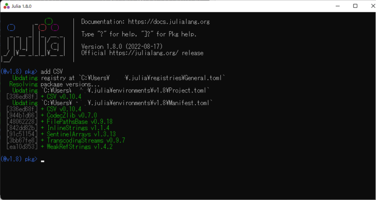 JuliaでCSVファイルを読み込む3つの方法-Julia1.8対応- | Programing Style